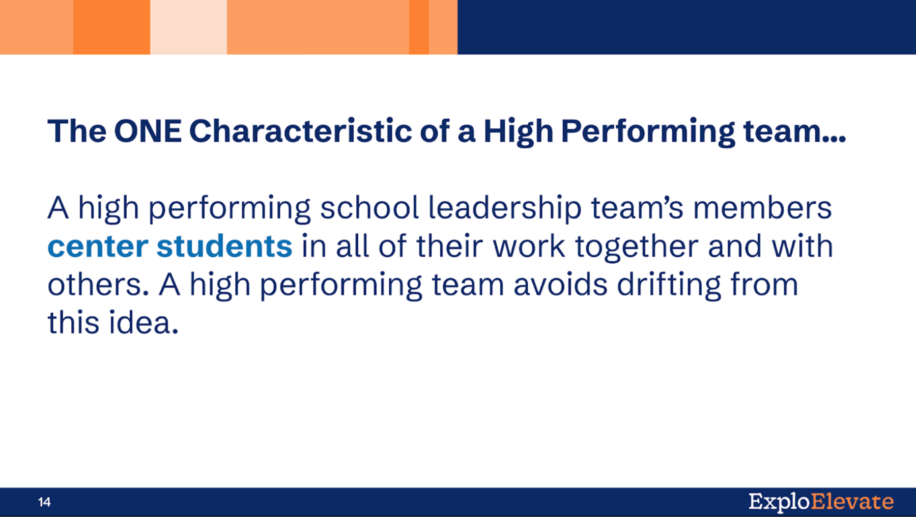 High Performing Teams: Staving Off Drift and Leaning into Hope